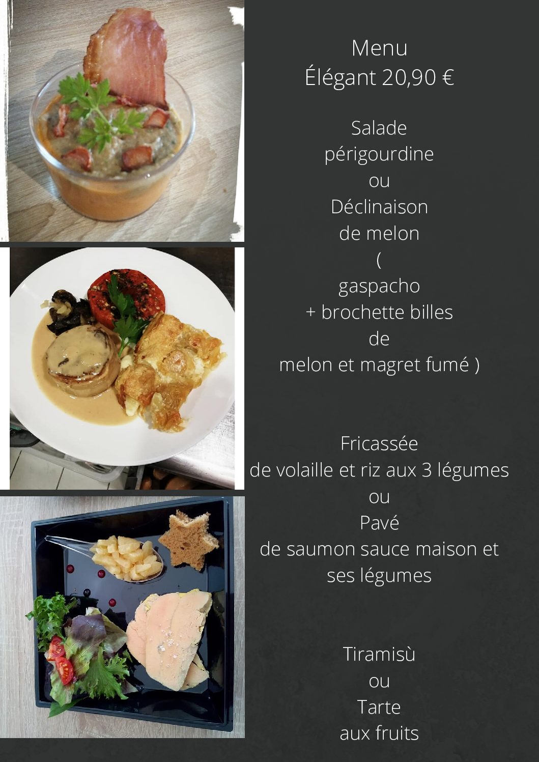 Menus - LB réception Traiteur a la Rochelle,Rochefort,Niort